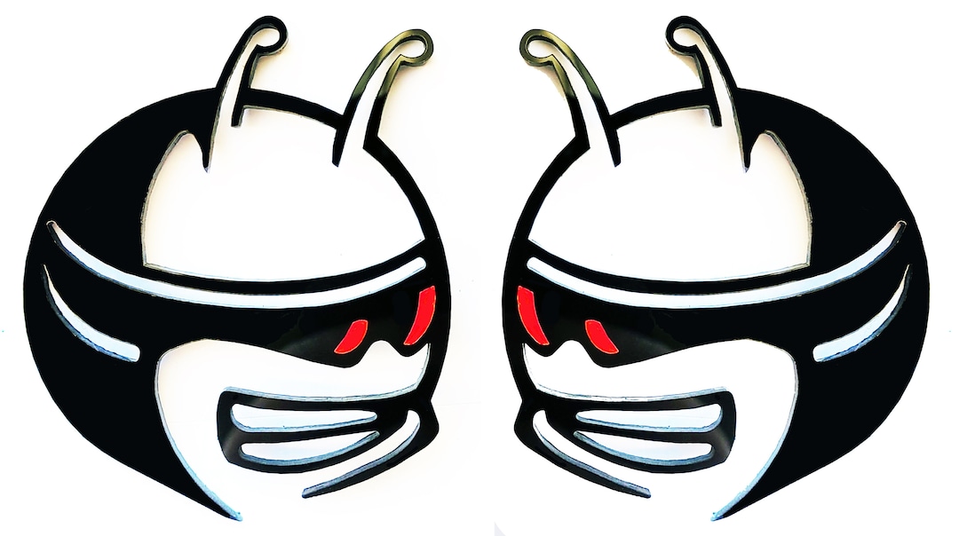 2x Custom Badge Logo Fender Emblem for Scatpack Redeye Challenger ...
