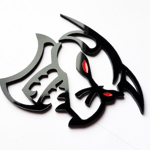 2x Demoncat Ghoul Redeye Logo Emblem Badge for Challenger Charger ...