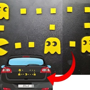 Pacman Pac Man Video Game Emblem Badge for Laptop Window Car - Etsy
