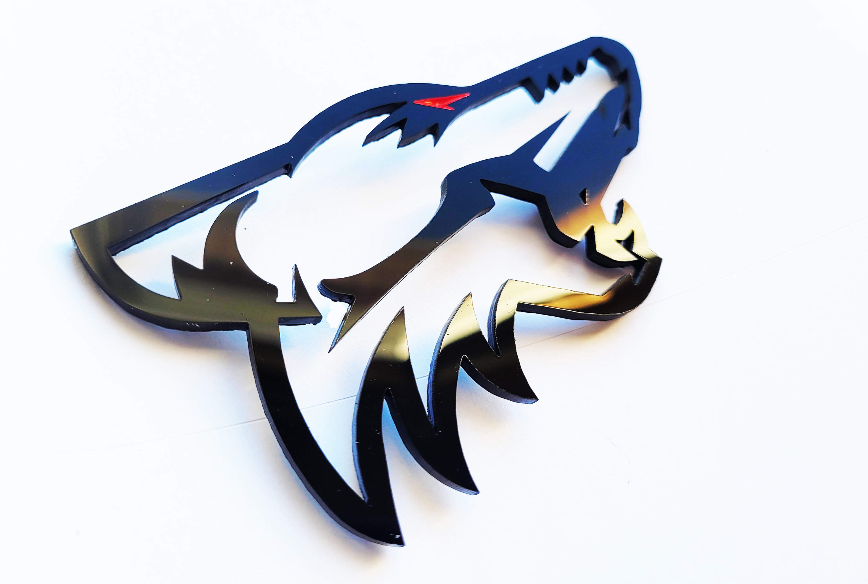 2x Custom Fender Emblem Badges Coyote Redeye for Ford Mustang 5.0L GT ...