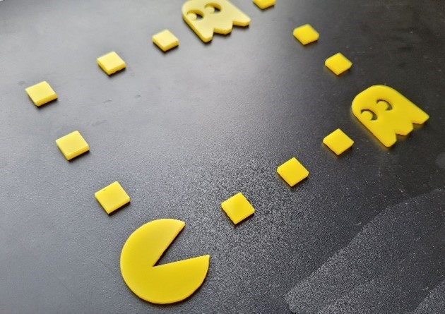 Pacman Pac Man Video Game Emblem Badge for Laptop Window Car - Etsy