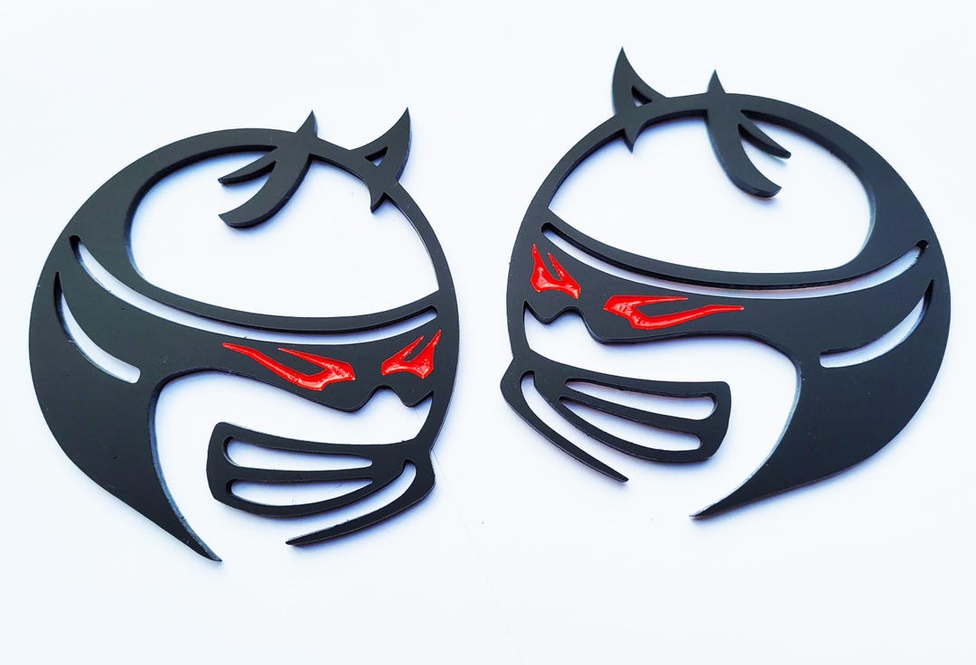 2x Custom Redeye Badge Logo Fender Emblem for Scatpack Challenger ...