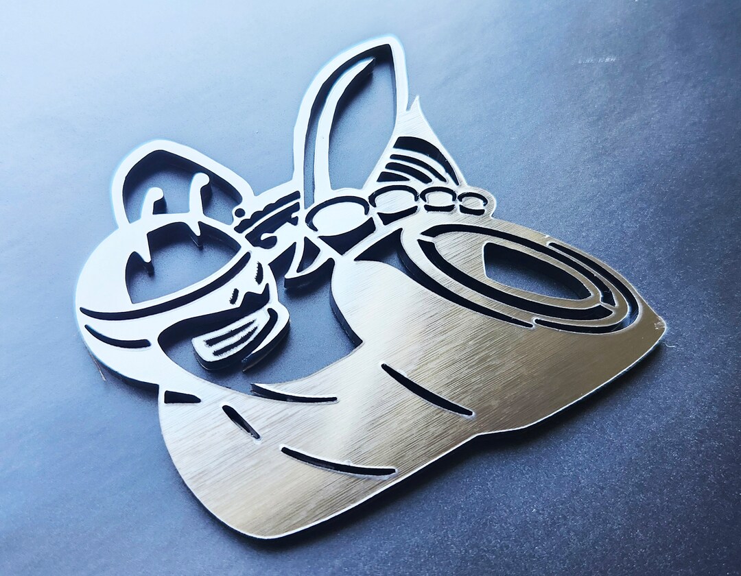 2x Custom Fender Bee Emblem Badges Scat Pack for Dodge Challenger ...