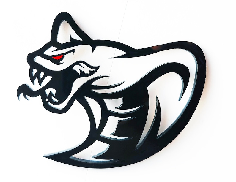 2x Snake Cobra Hellsnake Python Redeye Fender Emblem Badges Logo for ...