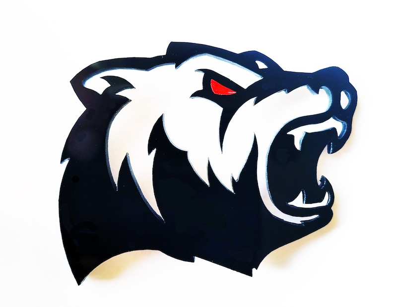 2x Hellbear Bear Redeye Badge Logo Emblem for Dodge SRT RAM TRX Ford ...