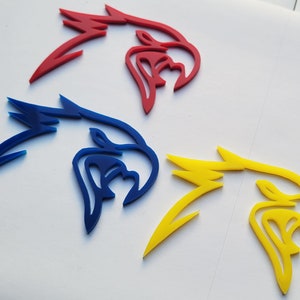 2x Hawk Bird Hellhawk Emblem Logo for Jeep Grand Cherokee Trackhawk SRT ...