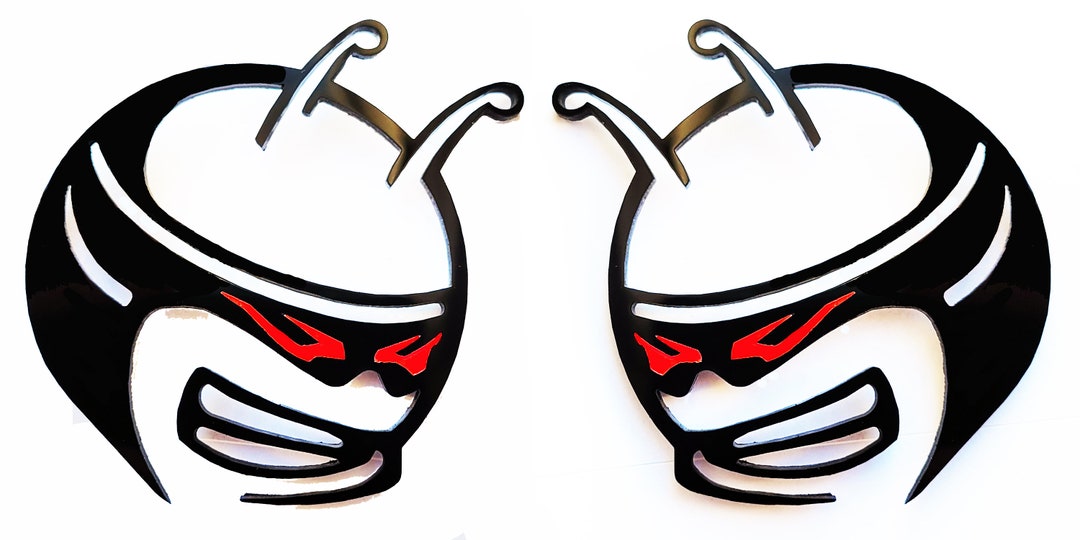 2x Custom Badge Logo Fender Emblem for Scatpack Redeye Challenger ...