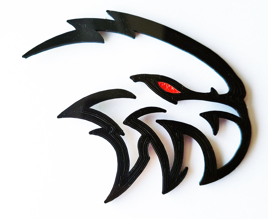 2x Hawk Bird Hellhawk Redeye Emblem Logo for Grand Cherokee - Etsy Canada