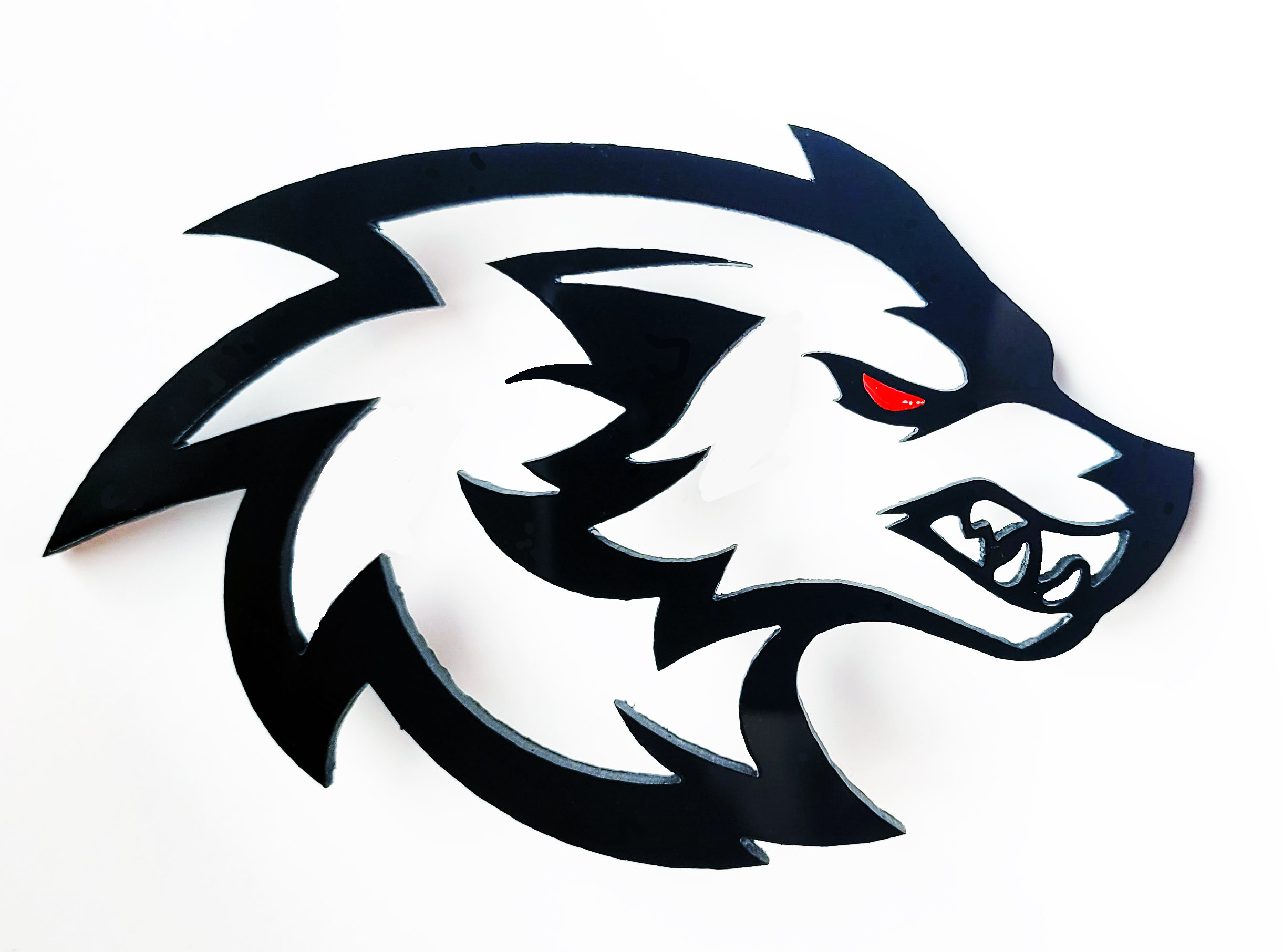 2x Hellwolf Wolf Redeye Badge Logo Emblem for Car Auto Fender Trunk ...