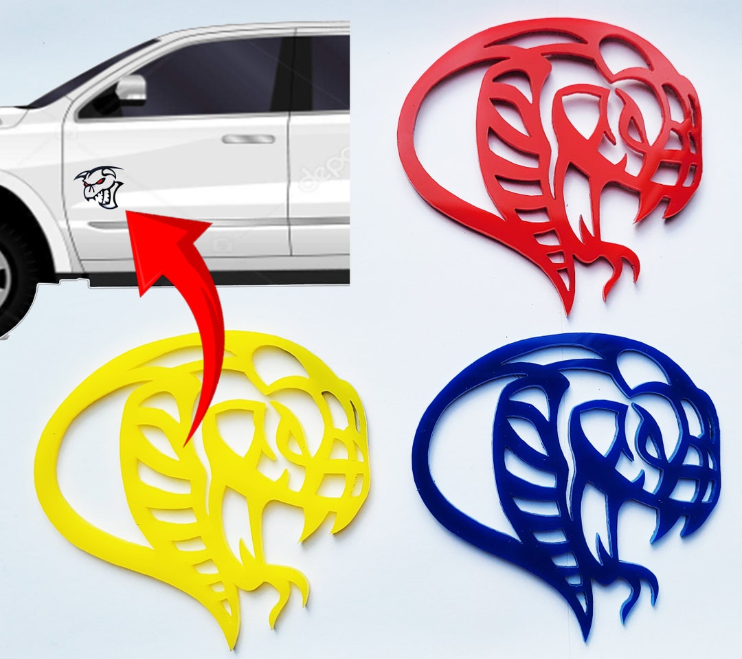 2x Snake Badge Logo Emblem for Ford Mustang Cobra GT GT350 Shelby - Etsy