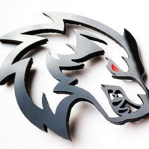 2x Hellwolf Wolf Redeye Badge Logo Emblem for Car Auto Fender Trunk Hood - Etsy