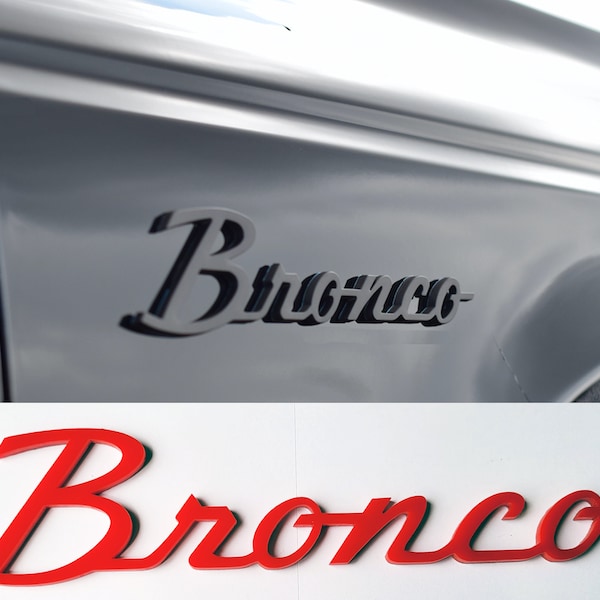 Ford Bronco Fender Badge - Etsy