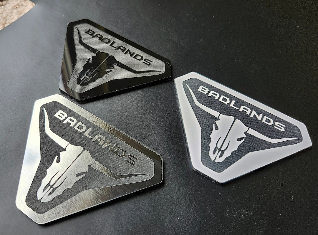 Custom Fender Badlands Emblem Badge Logo for Ford Bronco Offroad SUV ...