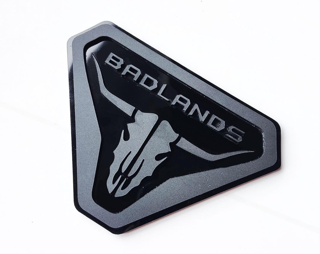 2x Fender Badlands Emblem Badge Logo for Ford Bronco Offroad SUV 4x4 ...