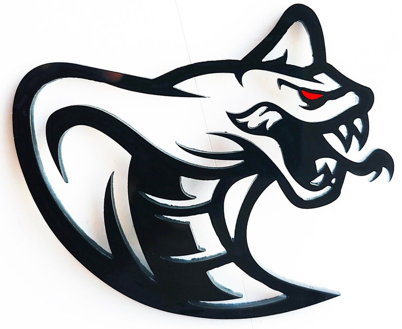 2x Snake Cobra Hellsnake Python Redeye Fender Emblem Badges Logo for ...