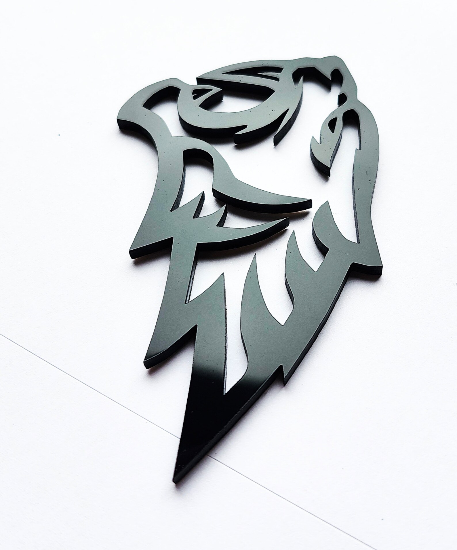 2x Tiger Lion Cat Custom Fender Emblem Badges for Car Auto Truck Pickup ...