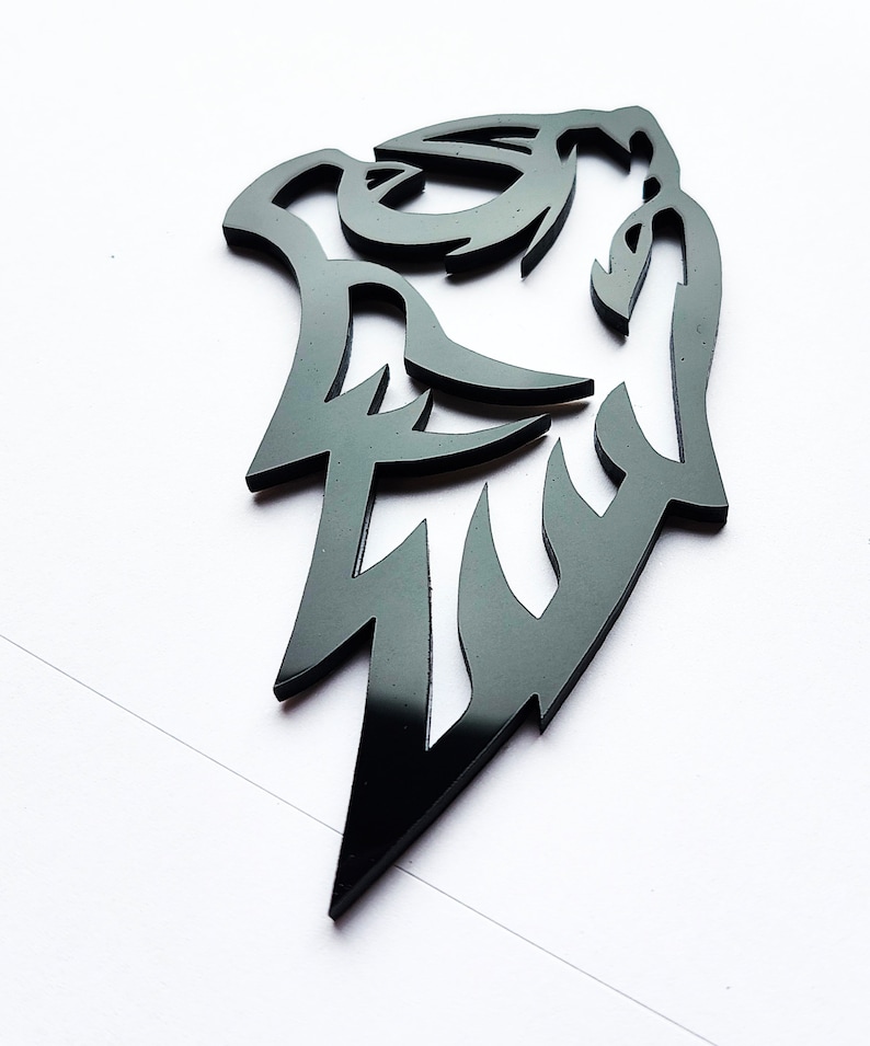 2x Tiger Lion Cat Custom Fender Emblem Badges for Car Auto Truck Pickup ...