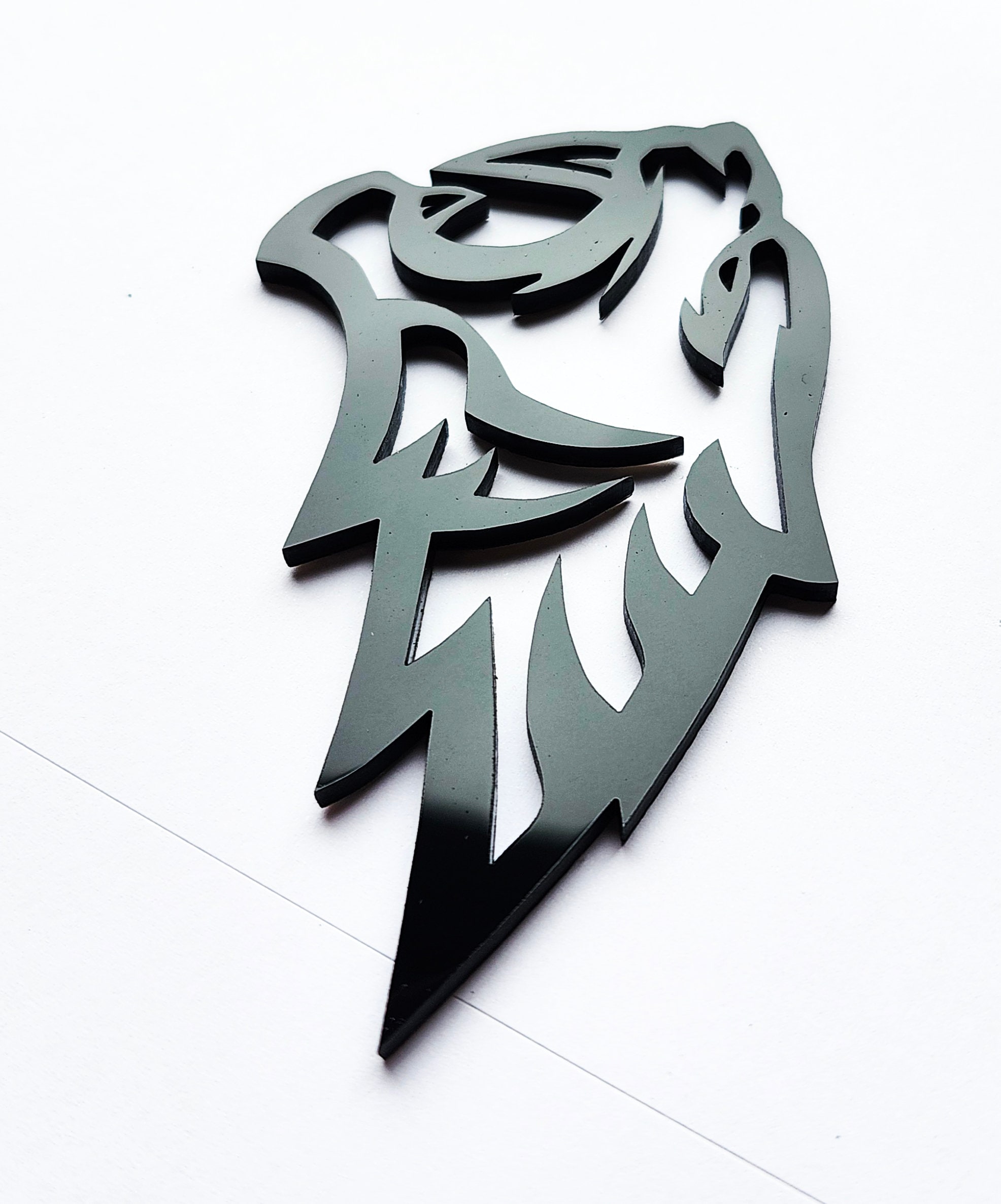 2x Tiger Lion Cat Custom Fender Emblem Badges for Car Auto Truck Pickup ...