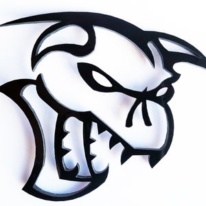 2x Demoncat Ghoul Logo Emblem Badge for Challenger Charger Hellcat ...