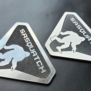 Custom Fender Sasquatch Emblem Badge Logo for Ford Bronco Offroad SUV ...