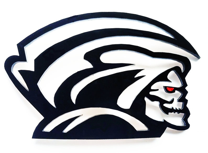 2x Grim Reaper Death Skeleton Demon Badge Logo Emblem Redeye for Car ...