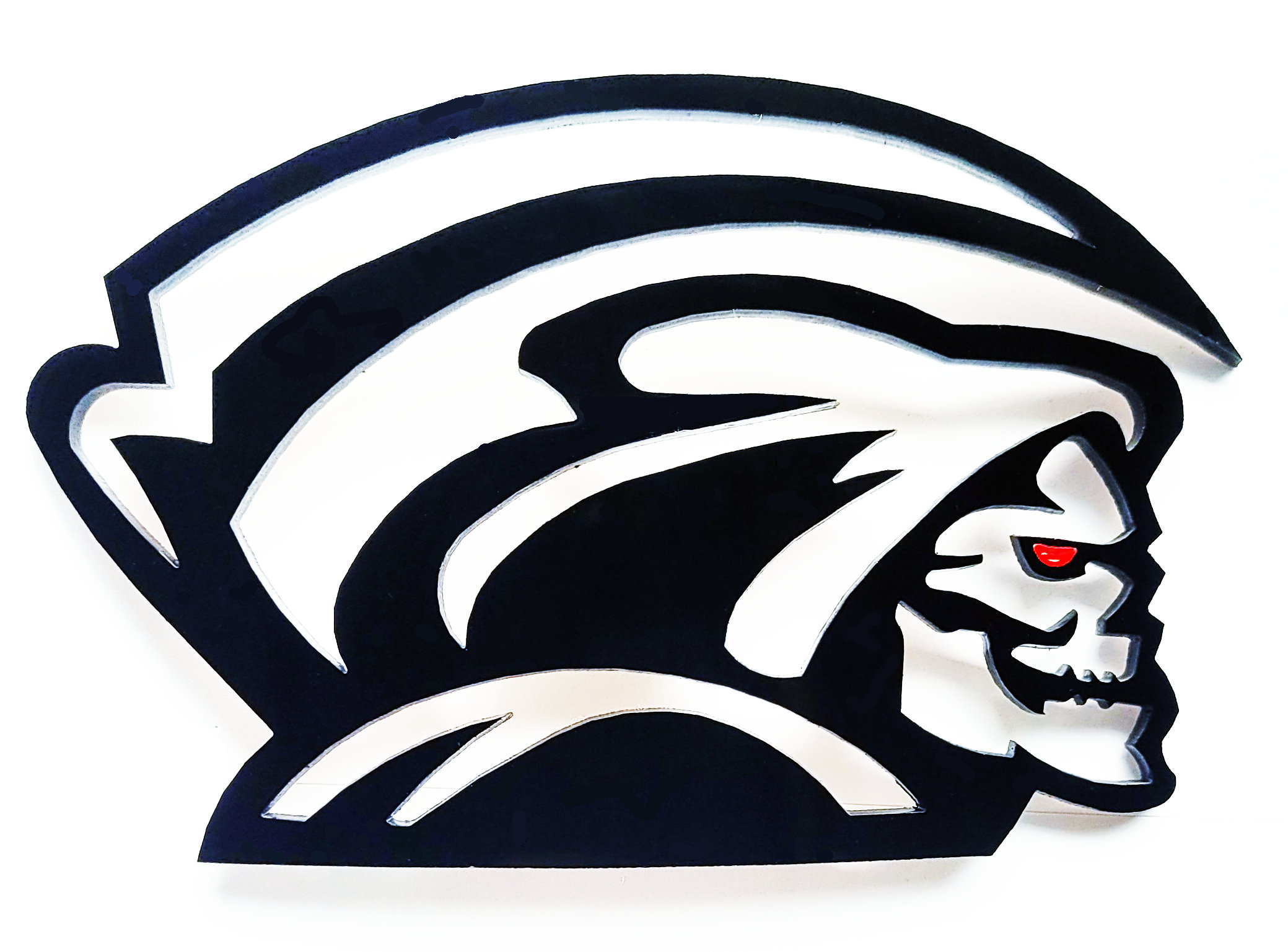 2x Grim Reaper Death Skeleton Demon Badge Logo Emblem Redeye for Car ...