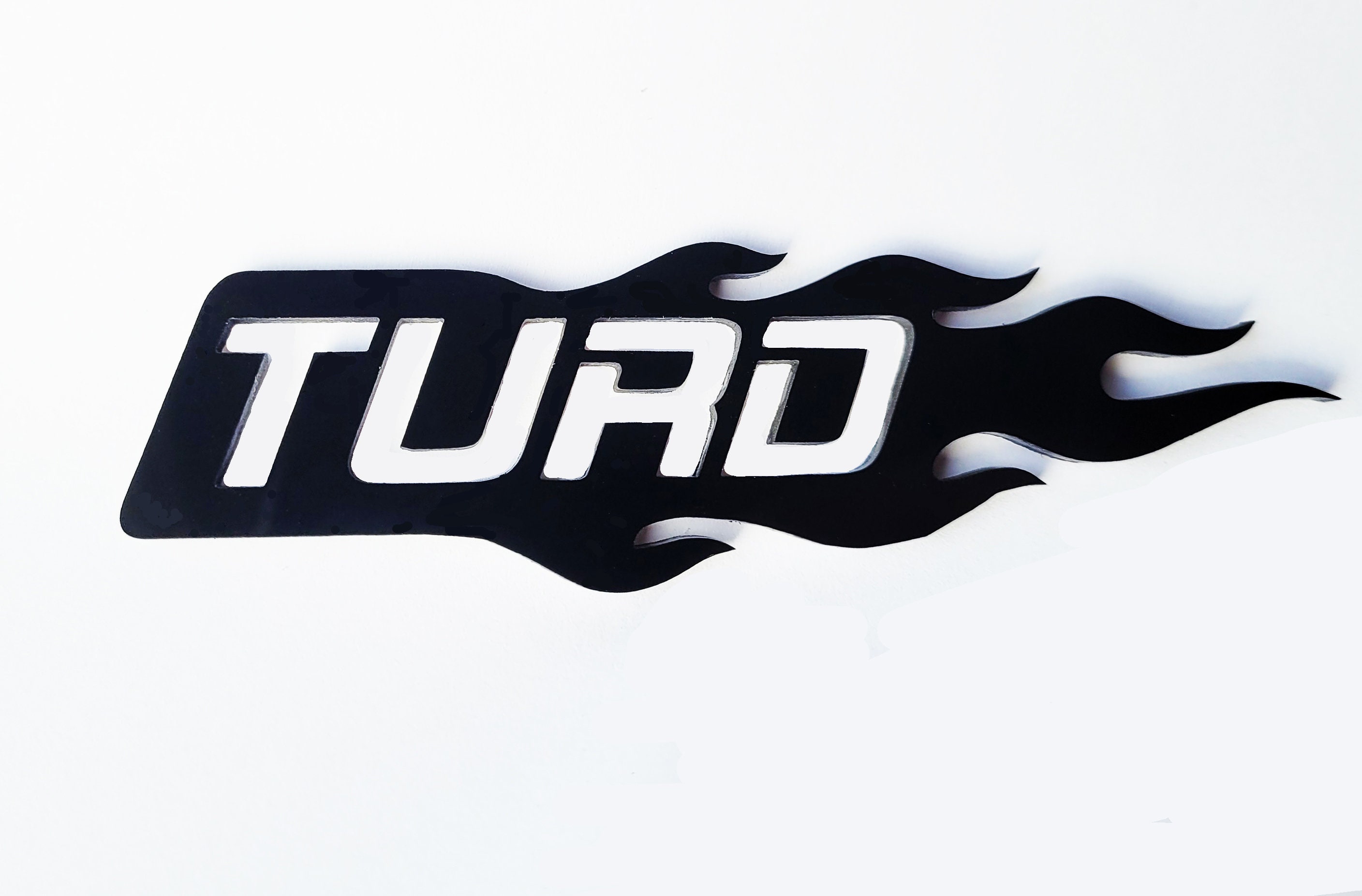 Turd Turbo Badge Logo Fire Flame Emblem for Car Auto Fender - Etsy