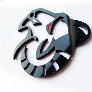 2X Demon Ram Hellram Redeye Emblem Badge for Dodge RAM 1500 2500 TRX ...