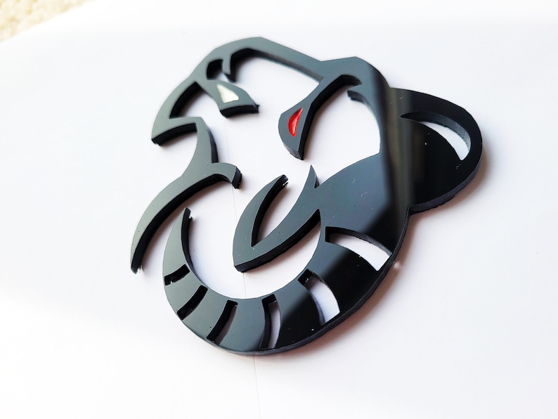 2X Demon Ram Hellram Redeye Emblem Badge for Dodge RAM 1500 2500 TRX ...