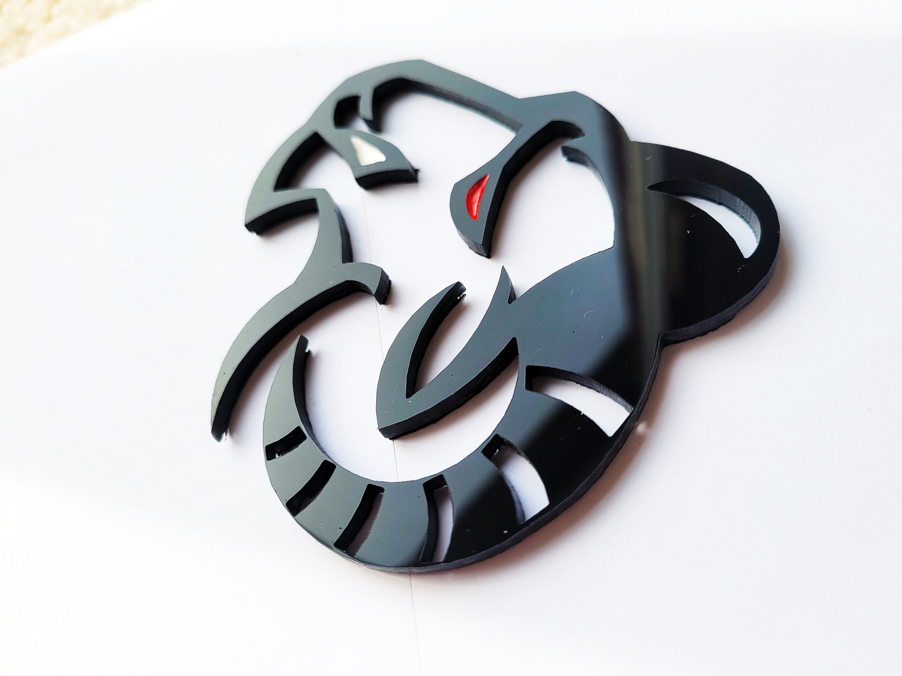 2X Demon Ram Hellram Redeye Emblem Badge for Dodge RAM 1500 2500 TRX ...