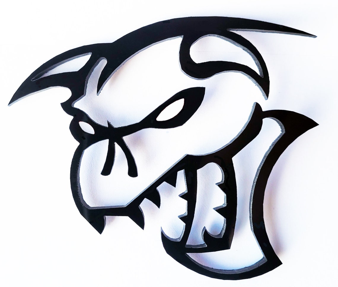 2x Demoncat Ghoul Logo Emblem Badge for Challenger Charger Hellcat ...