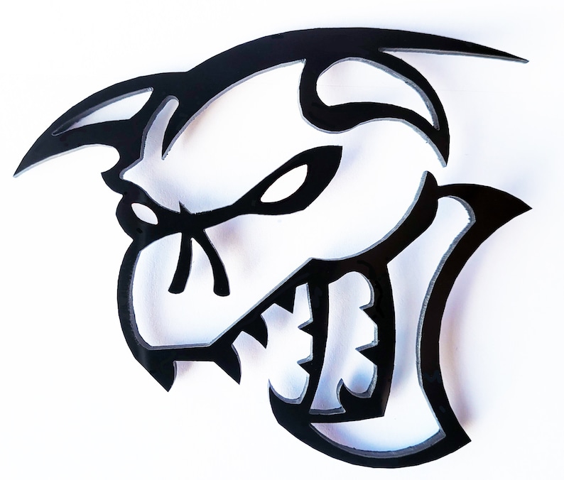 2x Demoncat Ghoul Logo Emblem Badge for Challenger Charger Hellcat ...
