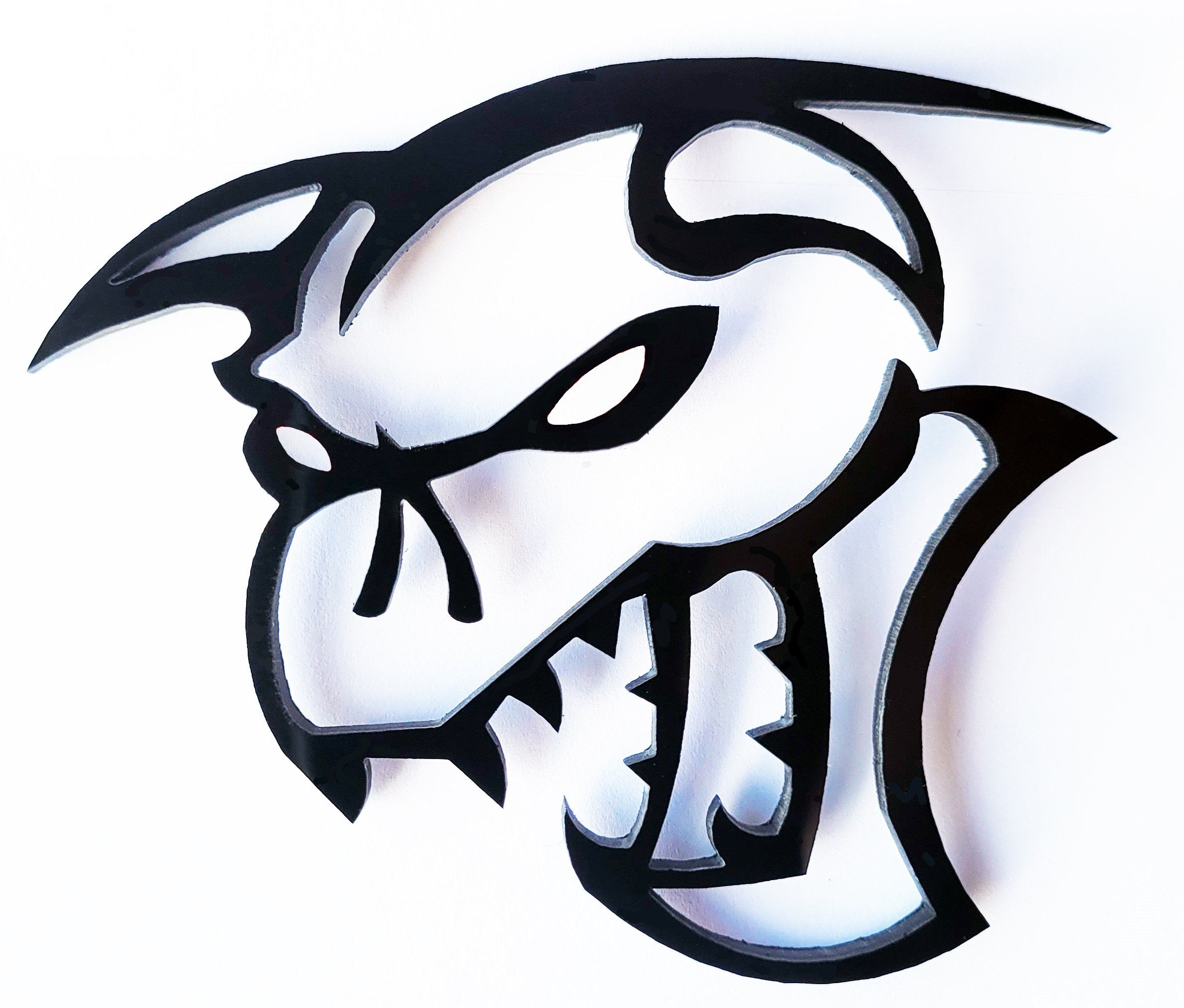 2x Demoncat Ghoul Logo Emblem Badge for Challenger Charger Hellcat ...