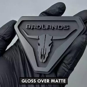 2x Fender Badlands Emblem Badge Logo for Ford Bronco Offroad SUV 4x4 ...