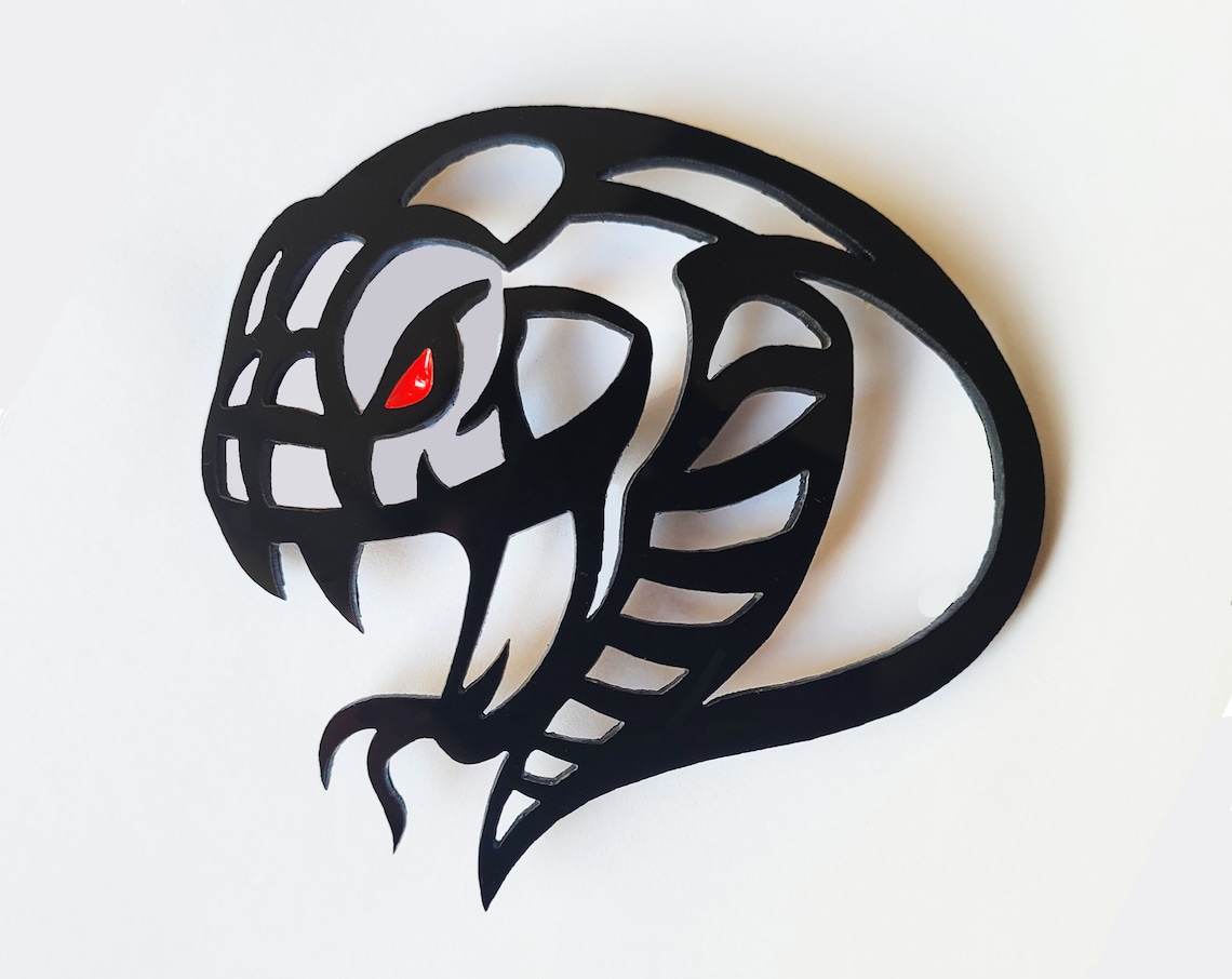 2x Snake Hellsnake Redeye Badge Logo Emblem for Dodge Challenger ...