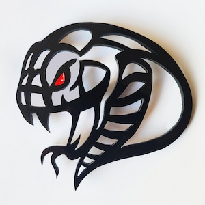 2x Snake Hellsnake Redeye Badge Logo Emblem for Dodge Challenger ...