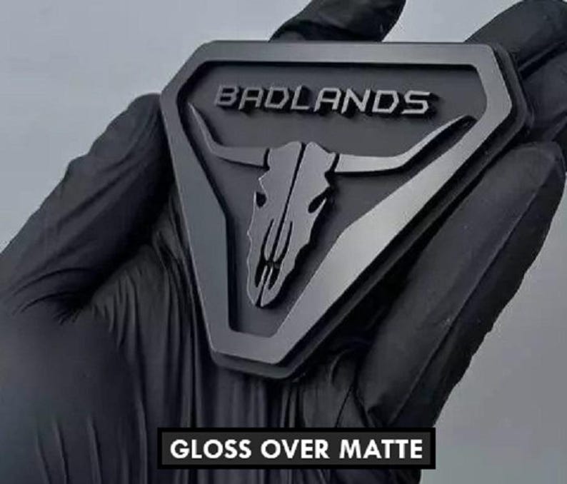 2x Fender Badlands Emblem Badge Logo for Ford Bronco Offroad SUV 4x4 ...
