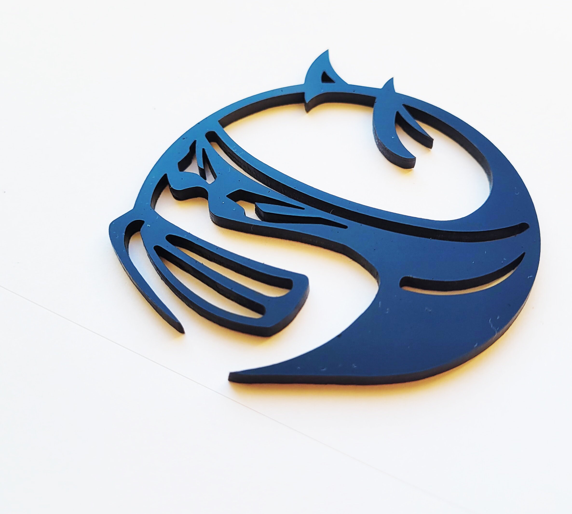 2x Custom Badge Logo Fender Emblem for Scatpack Challenger Charger ...