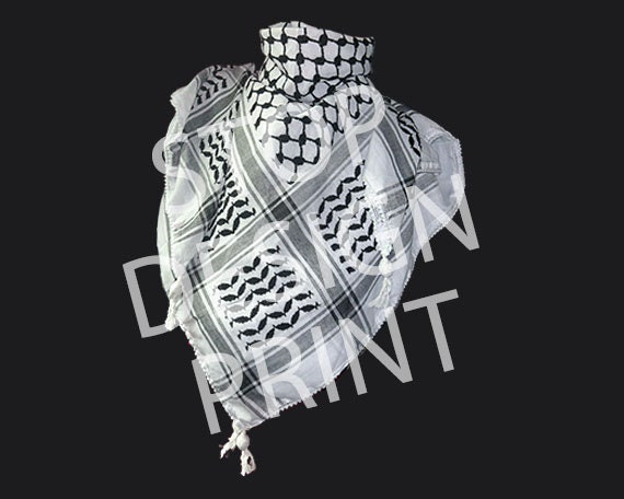 Palestine Keffiyeh - Palestinian Kufiye - Shemagh - Scarf - Palestine ...
