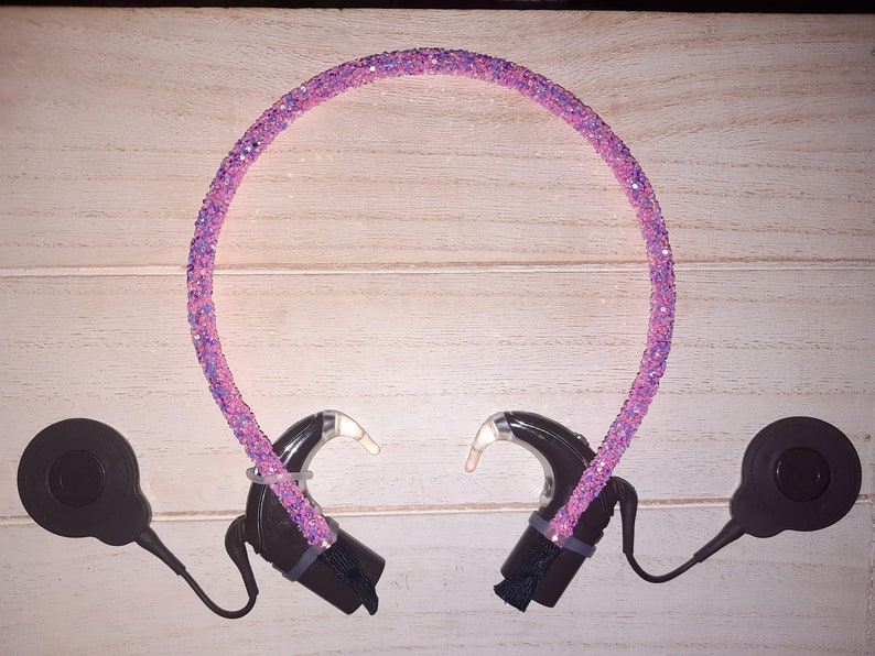 Glitter Cochlear Implant Headband - Etsy