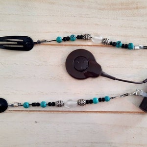 Black & Pink Cochlear Implant/ Hearing Aid Anti-lost Hair Clip - Etsy