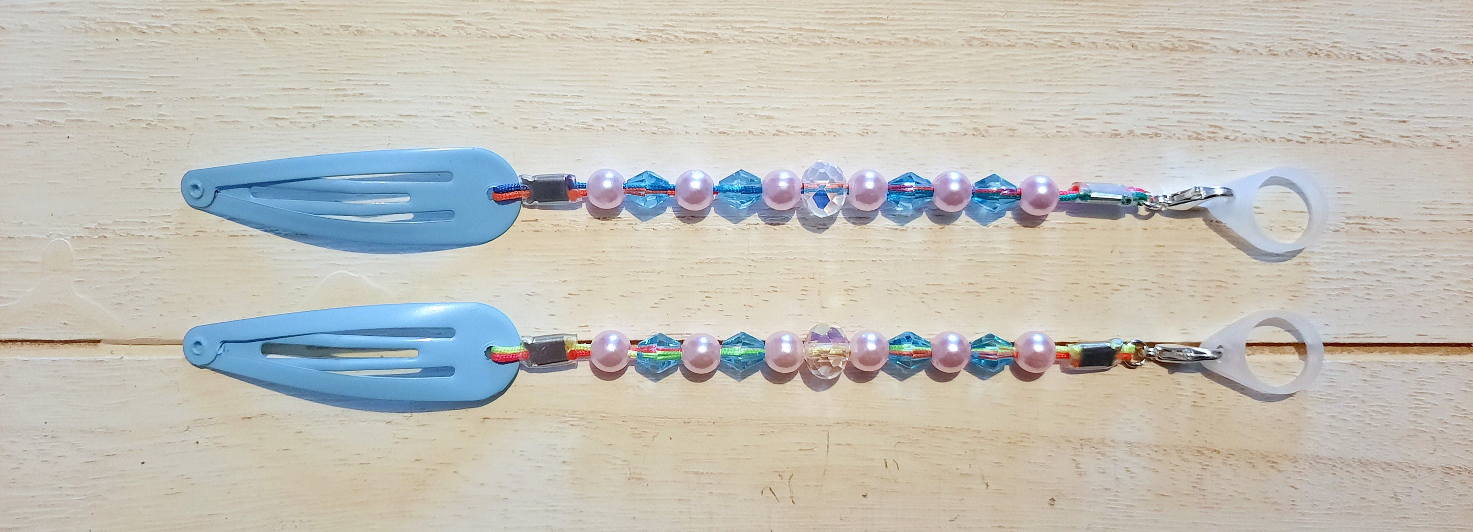 Blue & Pink Cochlear Implant/ Hearing Aid Anti-lost Hairclips - Etsy