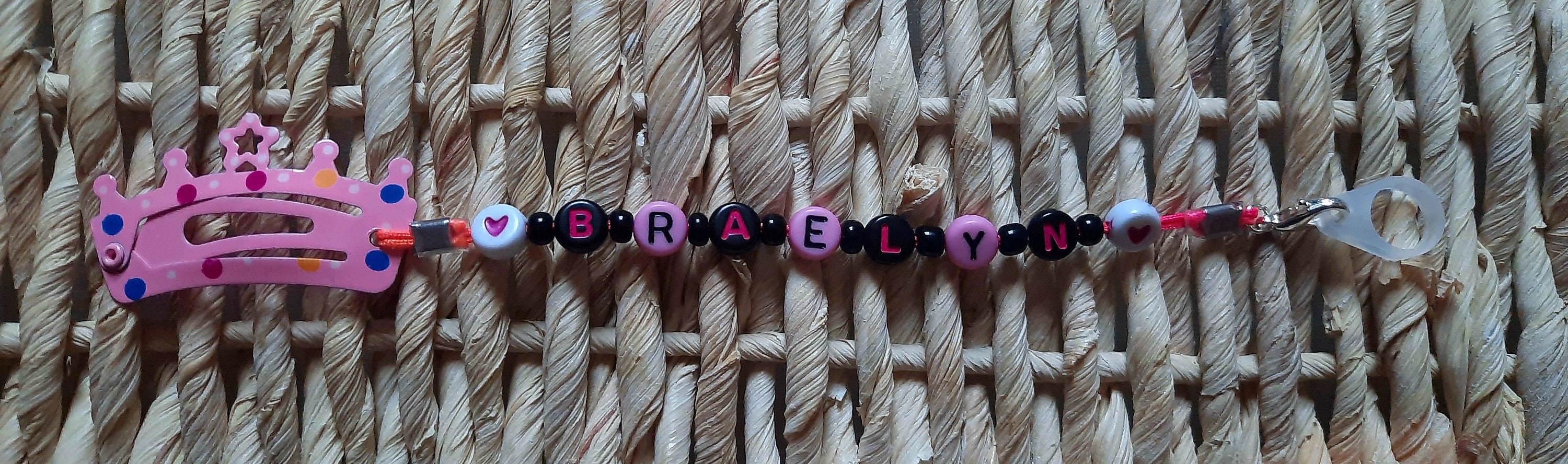 Black & Pink Cochlear Implant/ Hearing Aid Anti-lost Hair Clip - Etsy