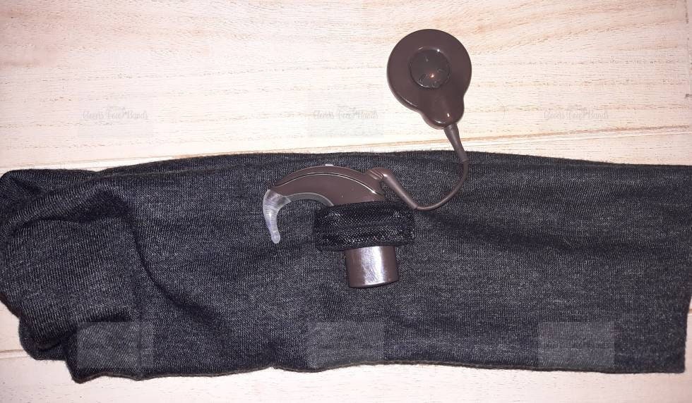 Black Cochlear Implant Twist Headband - Etsy