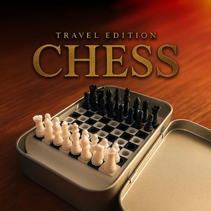 Portable Chess Mini - Etsy