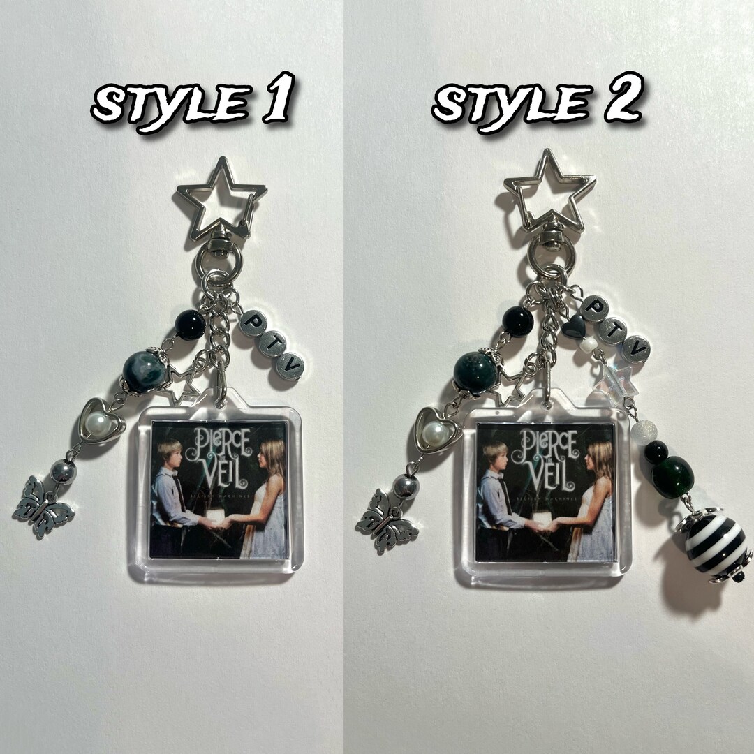 PTV - “selfish Machines” Beaded Album Keychain - Etsy