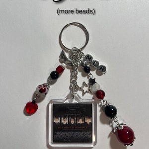 MCR - “three Cheers for Sweet Revenge” Beaded Album Keychain - Etsy