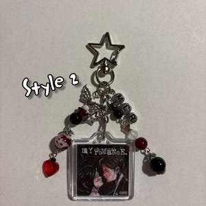 MCR - “three Cheers for Sweet Revenge” Beaded Album Keychain Phone ...