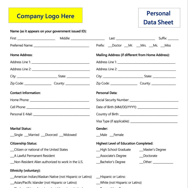 Safety Data Sheet Template - Etsy