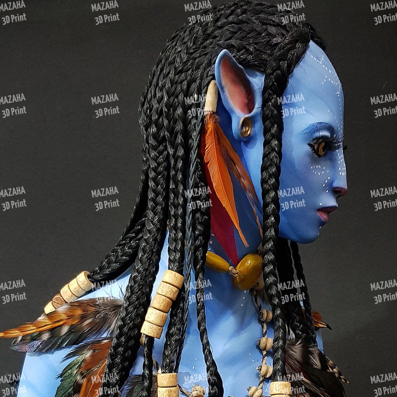 Neytiri Avatar Bust 3D Prints STL File - Etsy Canada